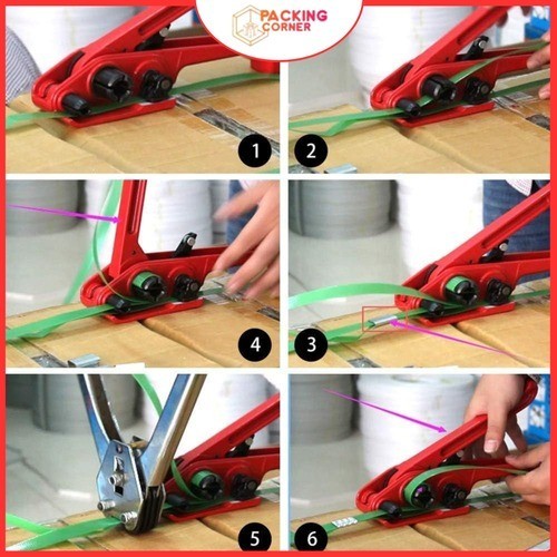 Jual Tang Penjepit Klem Manual Alat Strapping Band Hand Tool Packing ...