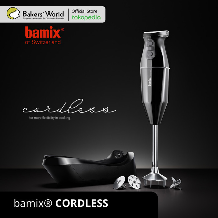 Jual Professional Hand Blender - Bamix CORDLESS Pro Black | Shopee Indonesia
