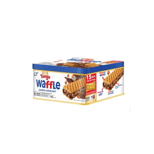 Jual TANGO WAFFLE CHOCO HAZELNUT TIN 105 GR | Shopee Indonesia