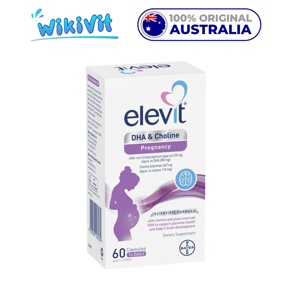 Jual ELEVIT DHA + Choline Pregnancy 60 Capsules - ORIGINAL AUSTRALIA ...