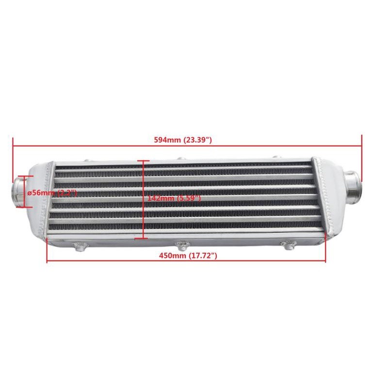 Jual 23,5" X 5,5" X 2" FMIC Universal Aluminium Turbo Intercooler 2,25 ...