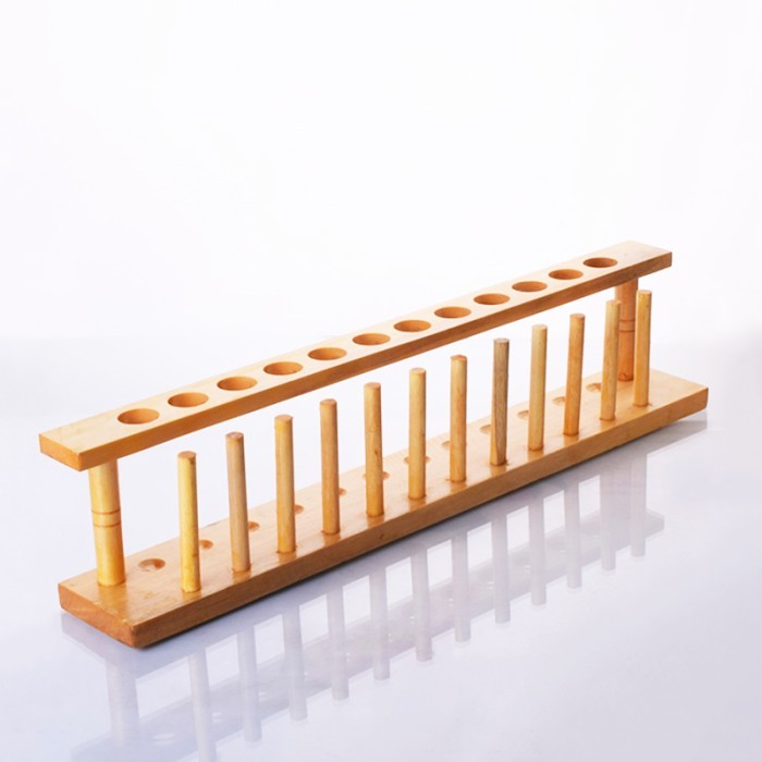 Jual WOODEN TEST TUBE RACK FOR CHEMICAL EXPERIMENT TEST TUBES 22.5MM*12 ...