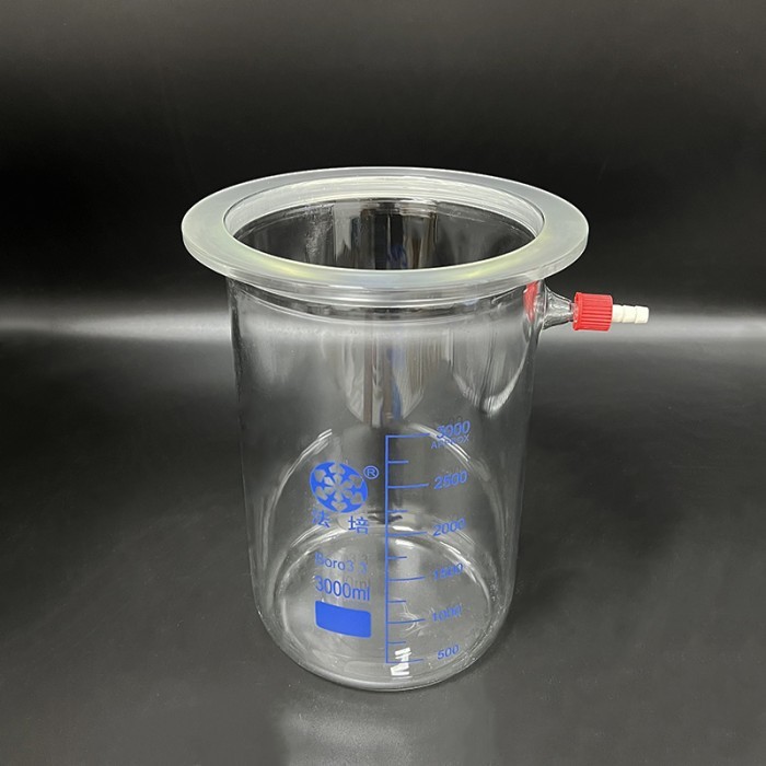 Jual SINGLE-LAYER CYLINDRICAL FLAT BOTTOM OPEN REACTOR BOTTLE ...