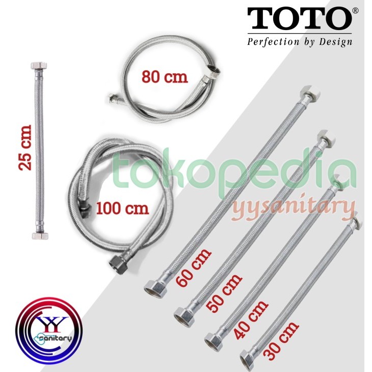 Jual Jual [READY] Flexible Hose TOTO 25 cm / Flex Anyam Kloset ...