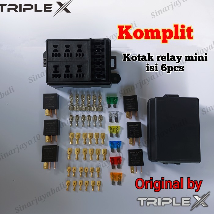 Jual Kotak Relay Mini Box Rellay Isi 6 Biji Mikro Kecil Micro Rilay ...