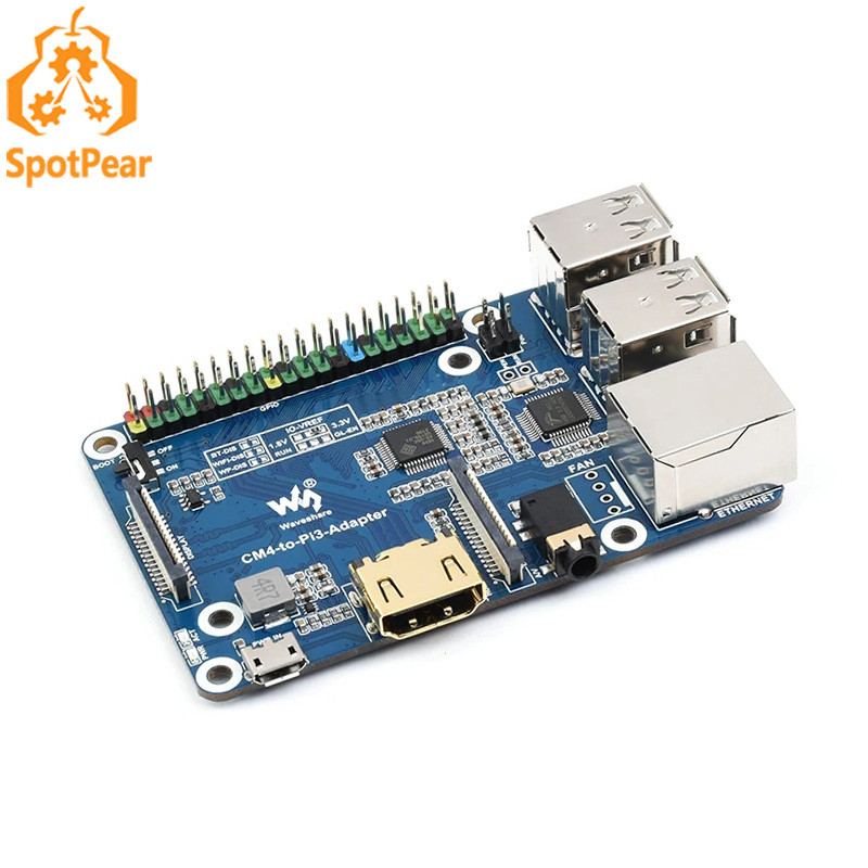 Jual Raspberry Pi CM4 to 3B 4B Adapter expansion board Compute module 4 IO Board Compatible with ...