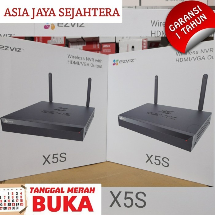 Jual nvr ezviz 8 channel x5s / nvr wireless | Shopee Indonesia