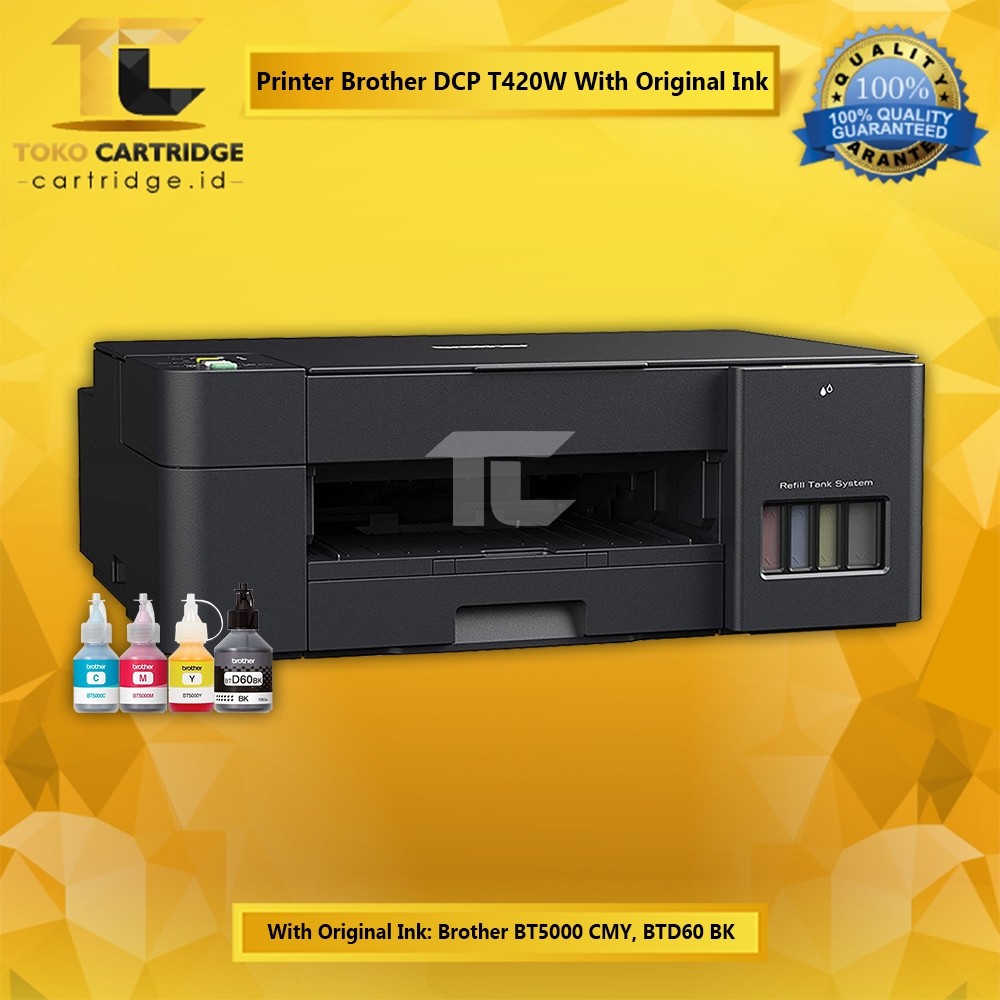 Jual Printer Brother DCP-T420W T420W A4 Tinta BTD60 Black BT5000 Printer Inktank Ink Tank Multi ...