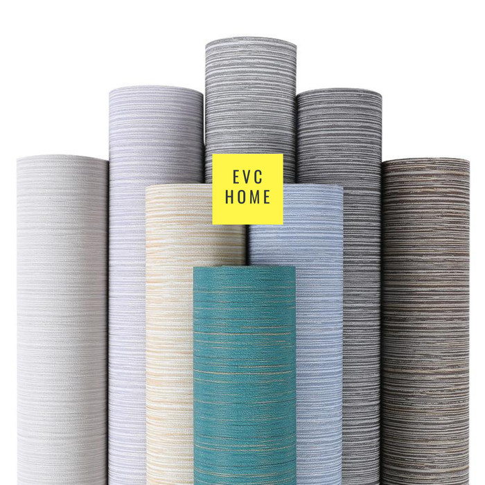 Jual EVCHOME Wallpaper Sticker Dinding Salur Tekstur 3D Premium 60cm x ...
