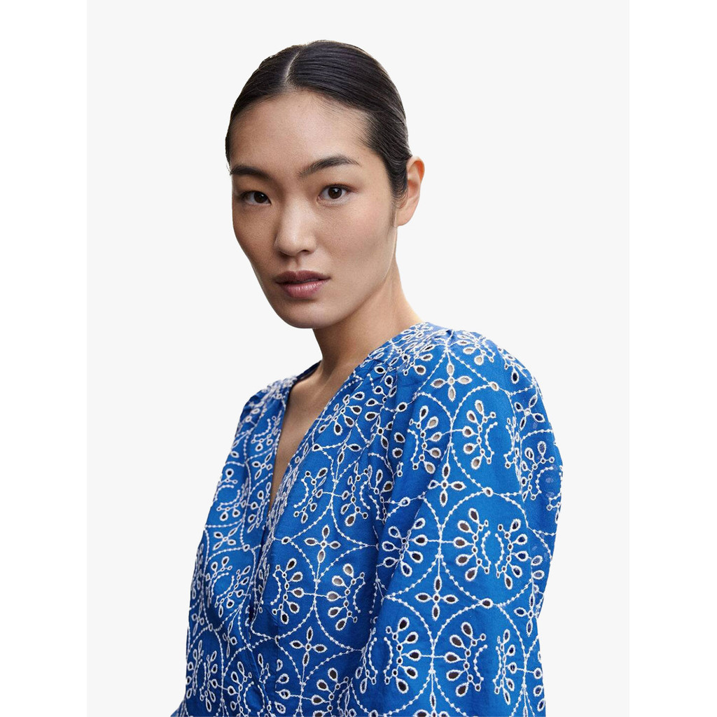 Jual MANGO - BLUS ZAFI - PALE BLUE - S | Shopee Indonesia