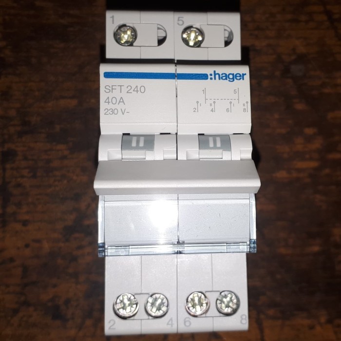 Jual Ohm Saklar 2P 40A Merk Hager. Tipe Sft 240. 2 Pole 40 Ampere ...