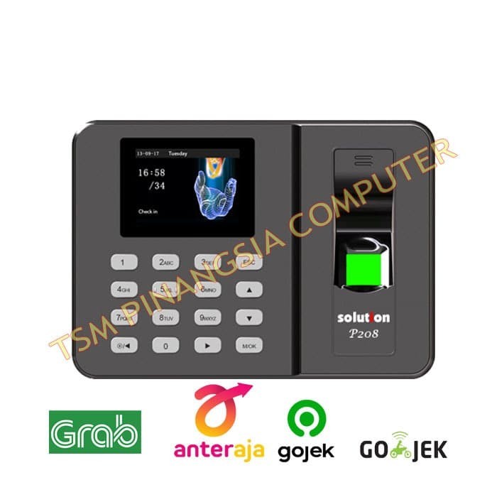 Jual Solution P208 - Finger Print - Fingerprint - Mesin Absensi Sidik ...