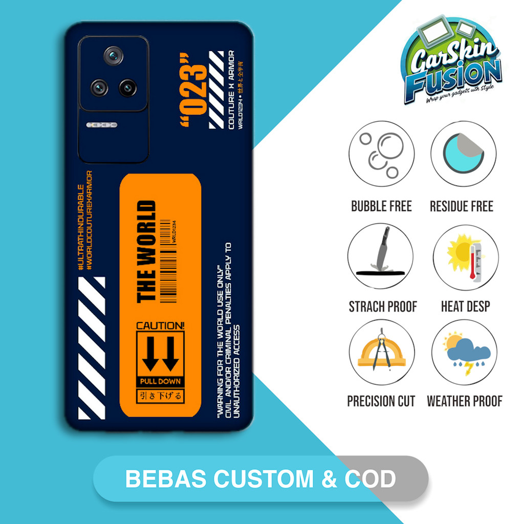 Jual Garskin Skin Poco F4 arma Kode - 9A5 Bisa Custom | Shopee Indonesia