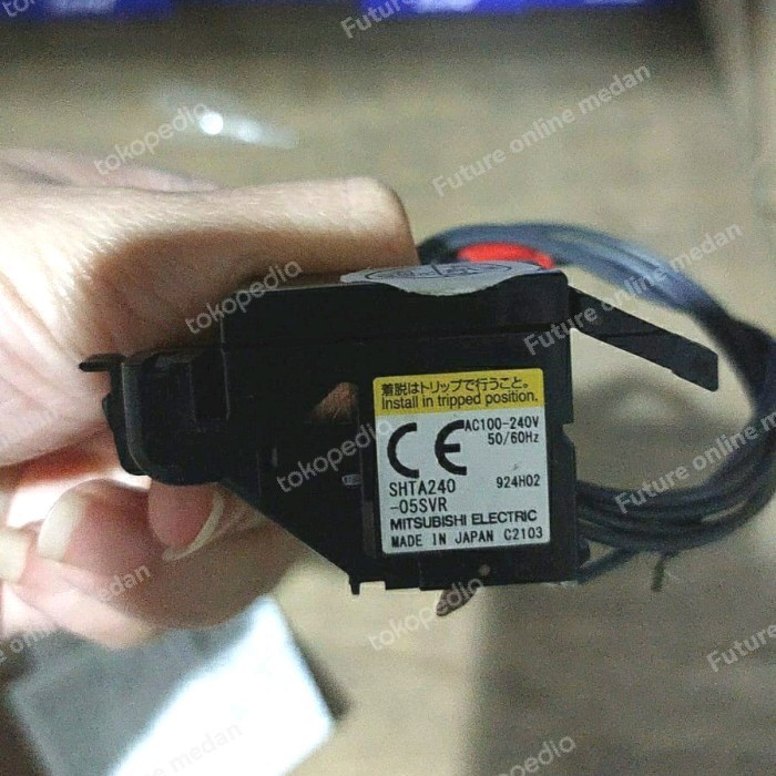 Jual #@#@#@#@] Shunt trip untuk Mitsubishi NF 32 / 63 / 125 / 160 / 250 / CV / SV / HV ( type ...