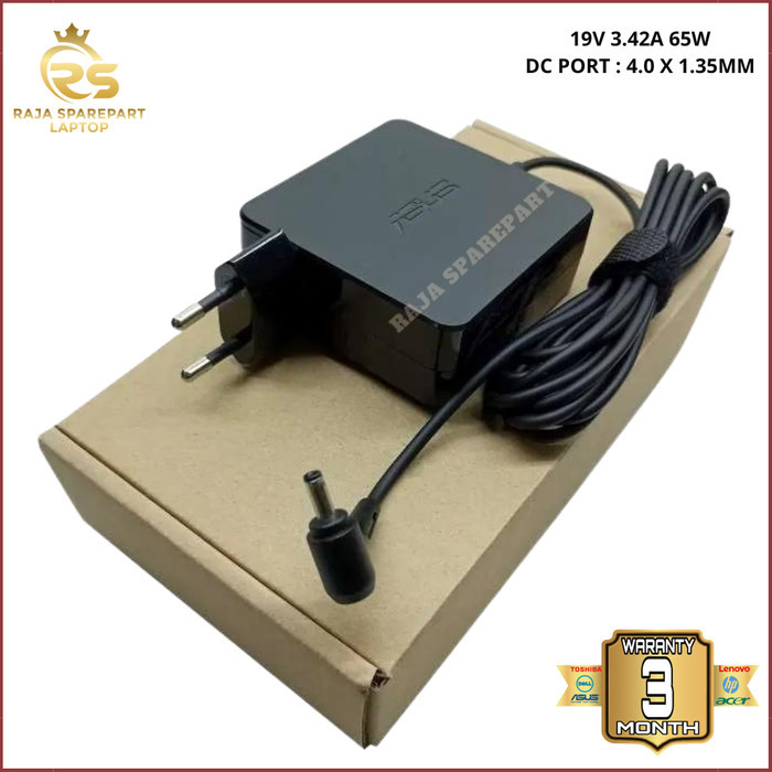 Jual Adaptor Charger Casan Original Laptop Asus A409 A409F A409Fj 19V 3.42A | Shopee Indonesia