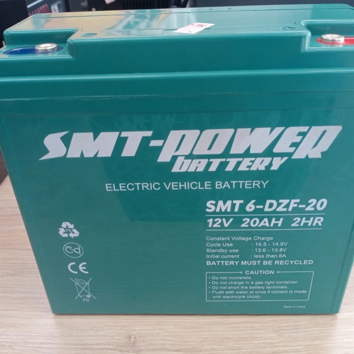 Jual Battery / Aki Kering 12V 20Ah 2Hr Smt 6-Dzf-20 | Shopee Indonesia