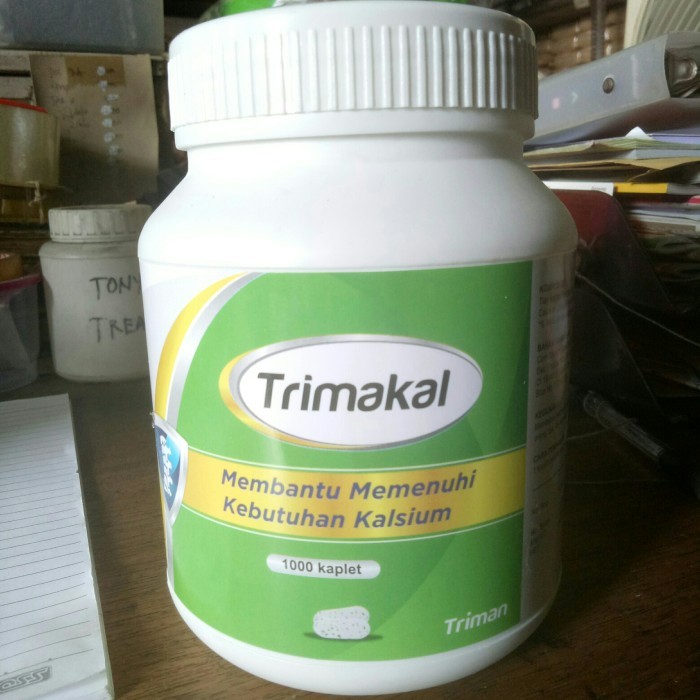 Jual trimakal 1000 kaplet calc kalk kalsium | Shopee Indonesia
