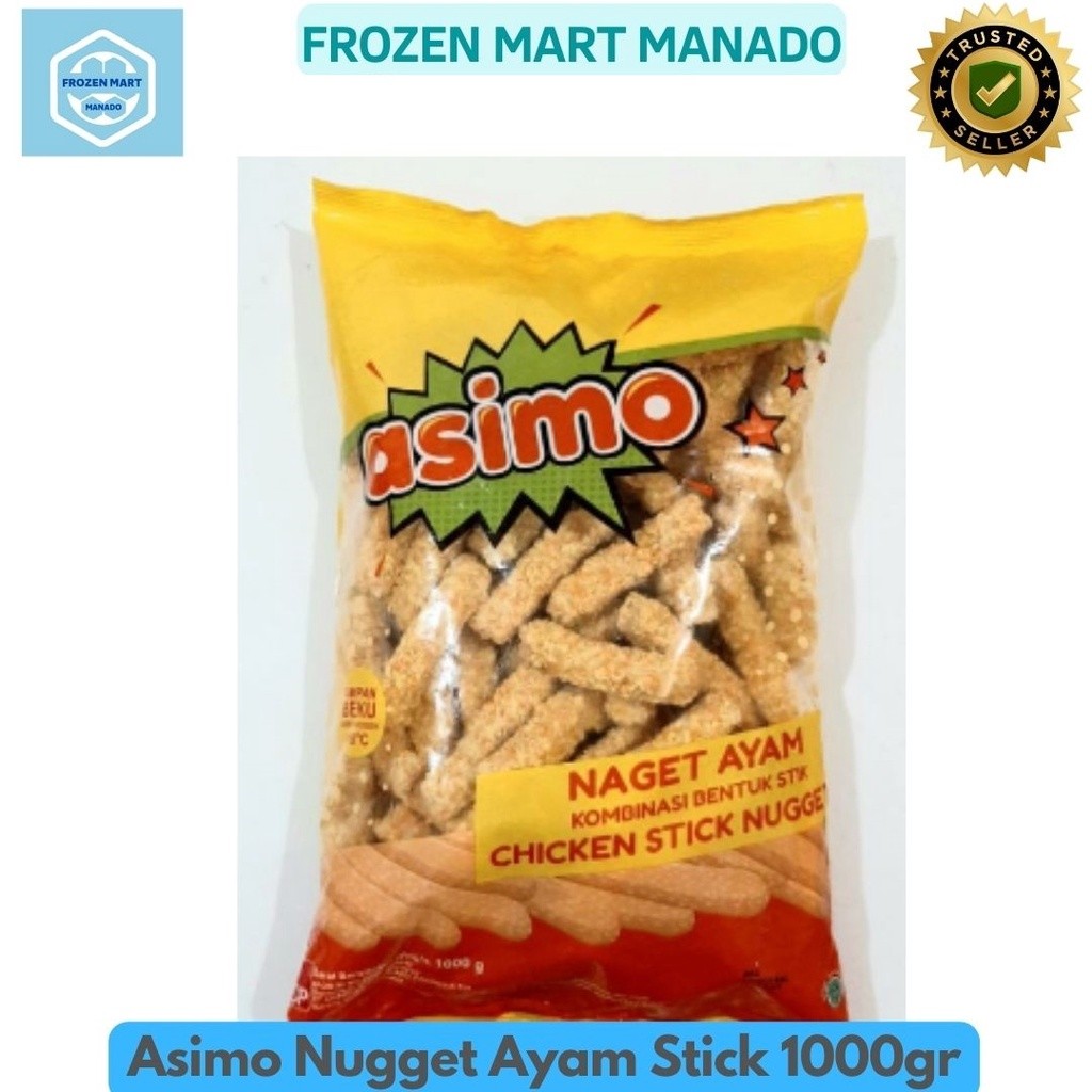 Jual Asimo Nugget Ayam Stick 1000gr - Frozen Mart Manado (Frozen Food ...