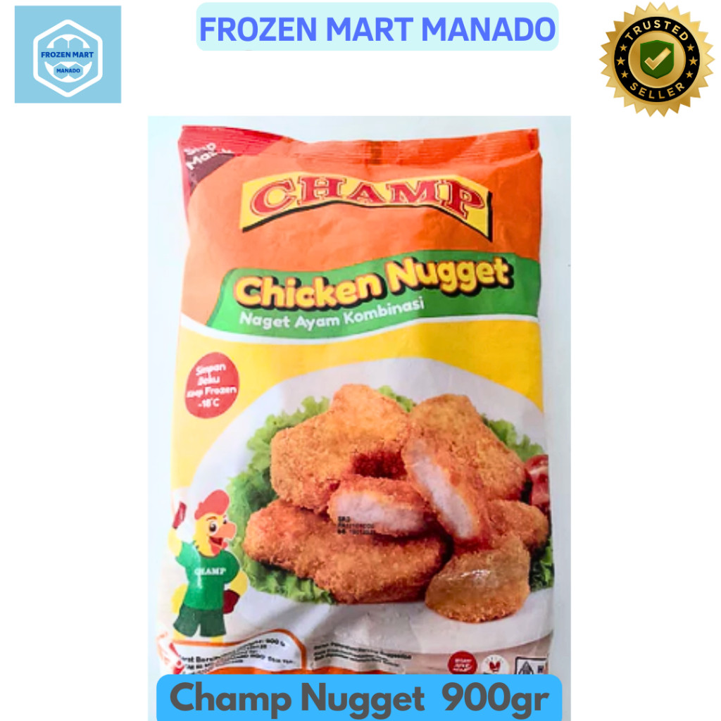 Jual Champ Nugget Ayam 900gr - Frozen Mart Manado (Frozen Food Manado ...