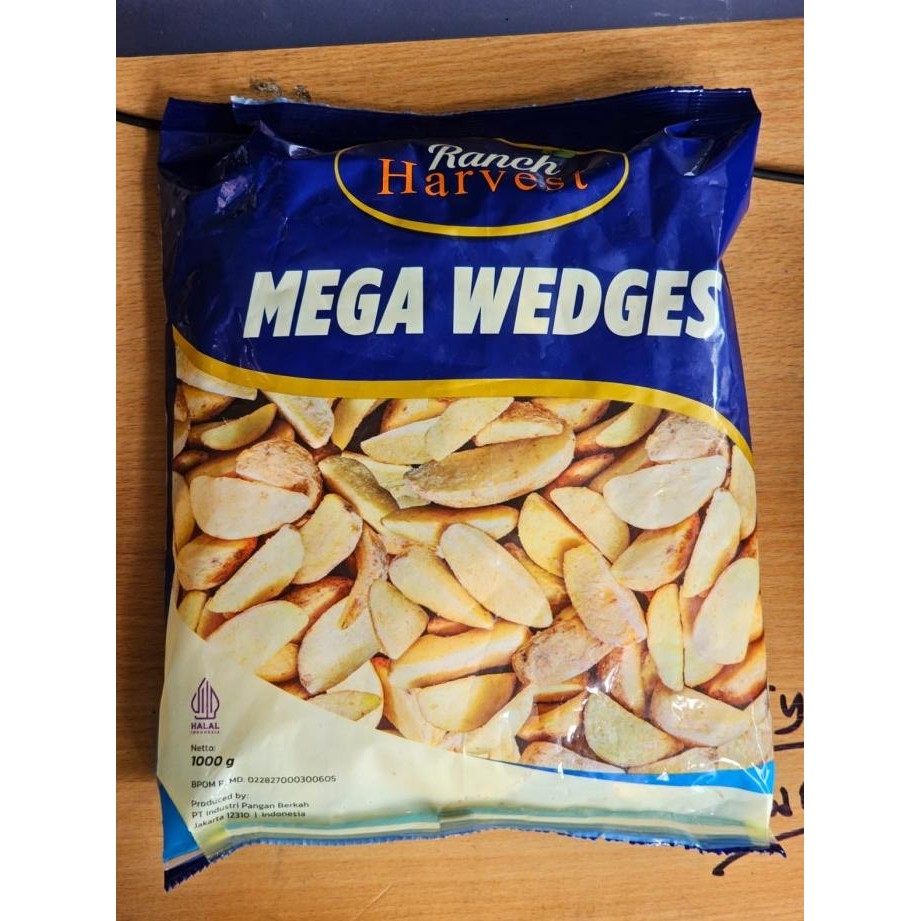 Jual Ranch Harvest Potato Mega Wedges Kentang Goreng 1Kg Original ...