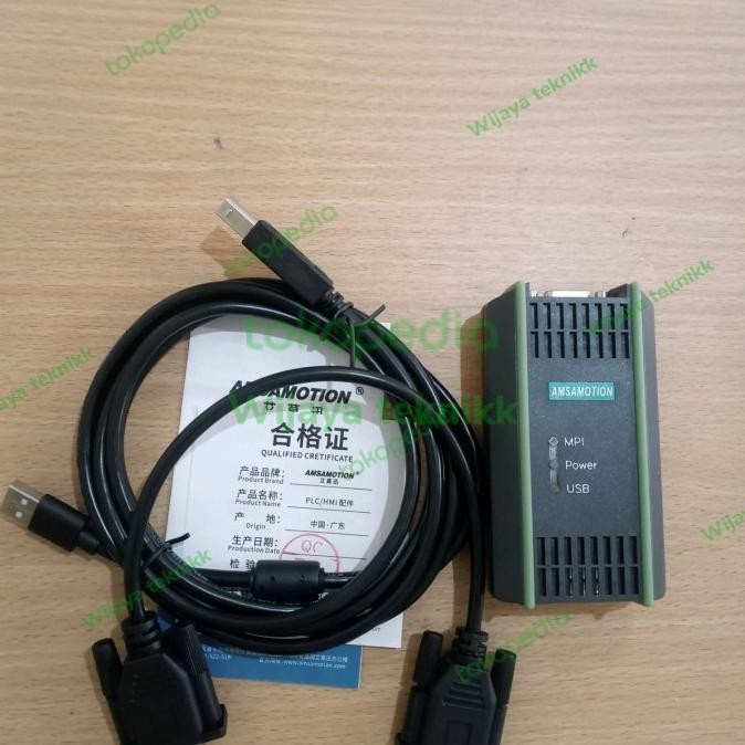 Jual Promo PC Adapter PLC programming cable SIEMENS S7- 200 300 400 USB ...