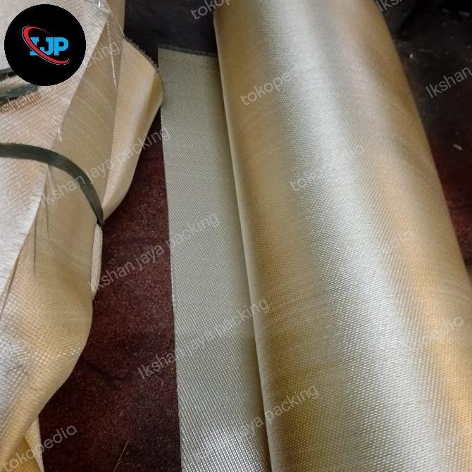 Jual Promo FIRE BLANKET fiber kain tahan api HT 800 tebal 1mm x 1mtr x ...