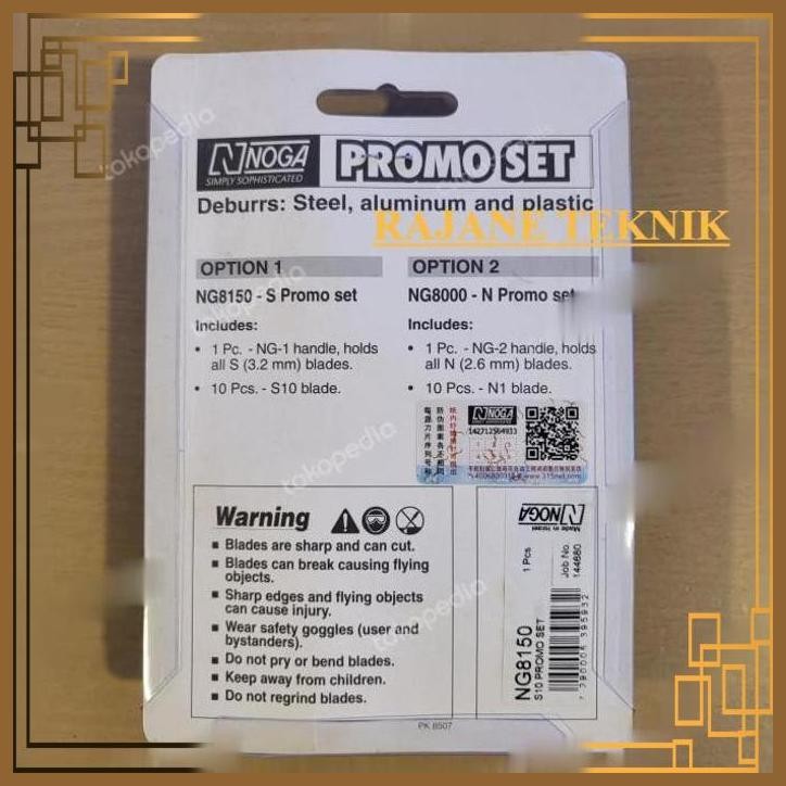Jual [RJT] NOGA DEBURRING SET PISAU NOGA SET NOGA NG8150 | Shopee Indonesia