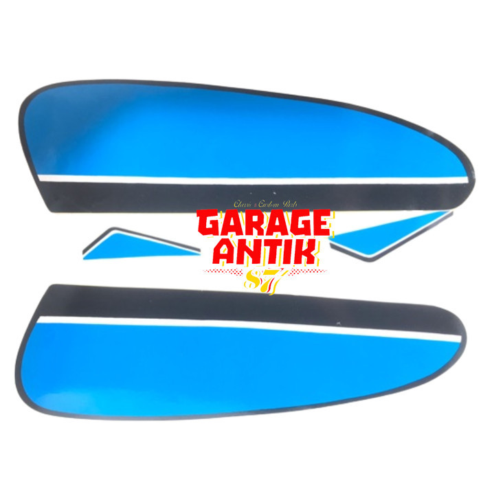 Jual Sticker Striping Cb 100 125 Gelatik Glatik Dilan Biru Standart ...