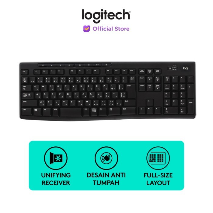 Jual Logitech K270 Keyboard Wireless Full Size | Shopee Indonesia