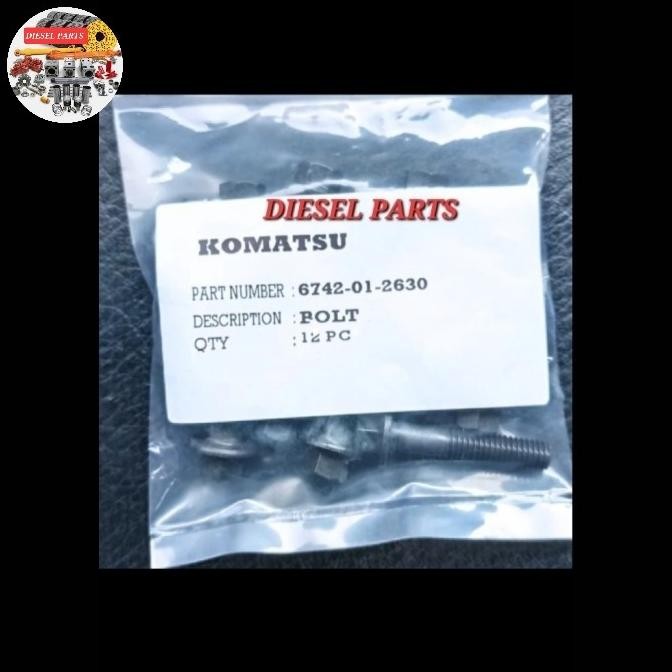 Jual Bolt Clamp/ Baut Klem Injector Pc200-8 6742-01-2630 3900628 ...