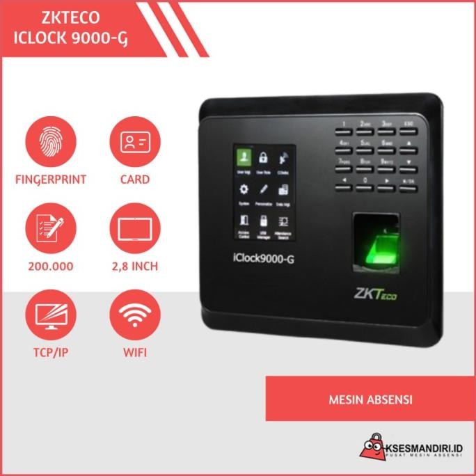 Jual Promo Mesin Absensi ZKTeco iClock 9000-G COD | Shopee Indonesia