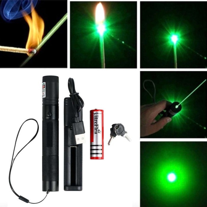 Jual SUPER POWER LASER POINTER GREEN BEAM (BAHAN METAL) | Shopee Indonesia