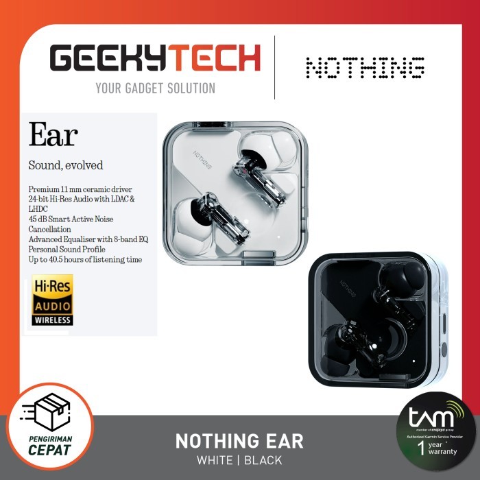 Jual Nothing Ear 1 Earphone - Tws Nothing - Original & Garansi Resmi ...