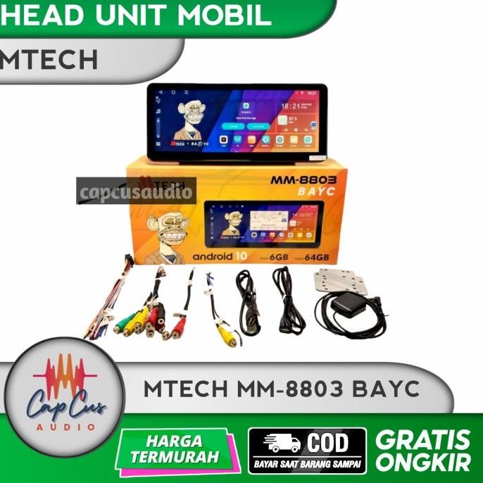 Jual Promo HEAD UNIT ANDROID 12,3 INCH MTECH MM-8803 BAYC / HEAD UNIT ...
