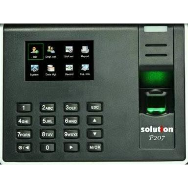 Jual Promo Solution P207 /Mesin absensi Sidik Jari/Fingerprint/Absen ...