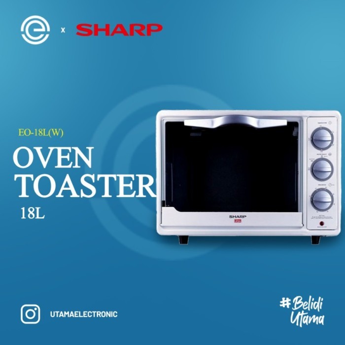 Jual Sharp Oven Toaster Listrik 18 Liter - Eo-18L(W) | Shopee Indonesia