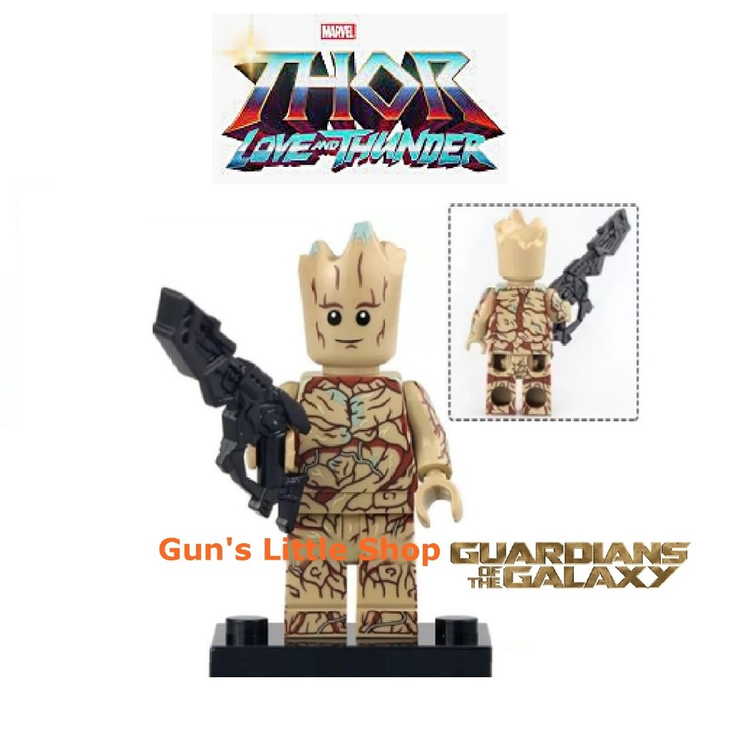 Jual Mini Action Figure - Thor LaT Groot The Guardians of Galaxy tanpa ...