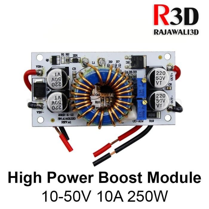 Jual High Power Module Boost 250W 10A Step Up Converter 10-50V DC ...