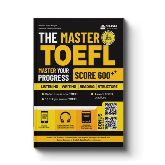 Jual Buku The Master TOEFL Score 600++ (Selasar Media Utama) | Shopee ...