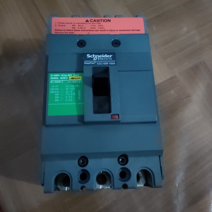 Jual Mccb/Nfb Schneider 3P 100A 10Ka Ezc100F3100 Original | Shopee Indonesia