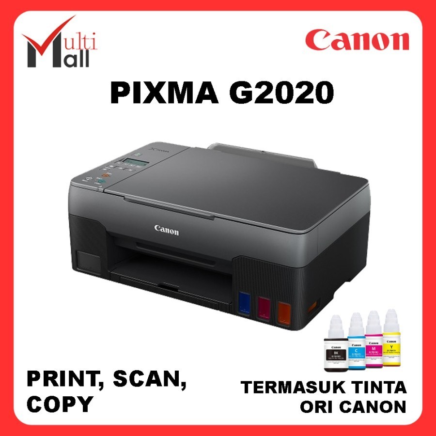 Jual Printer Canon Pixma G2020 Print Scan Copy Original | Shopee Indonesia