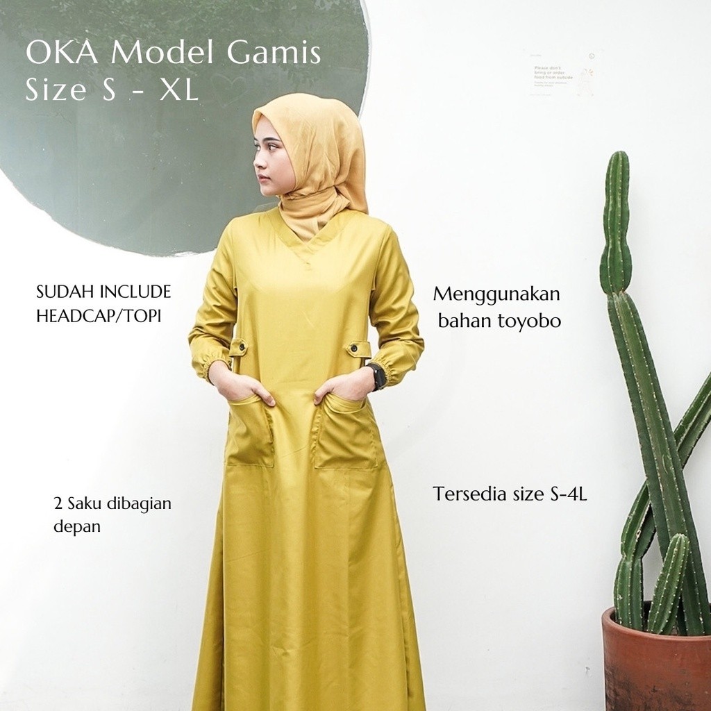 Jual Baju Oka Model Gamis/Baju Jaga/Scrub Medis/Seragam Perawat1 ...