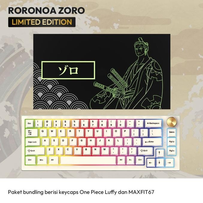 Jual Goodseries| Fantech One Piece Keyboard MAXFIT67 Mechanical ...