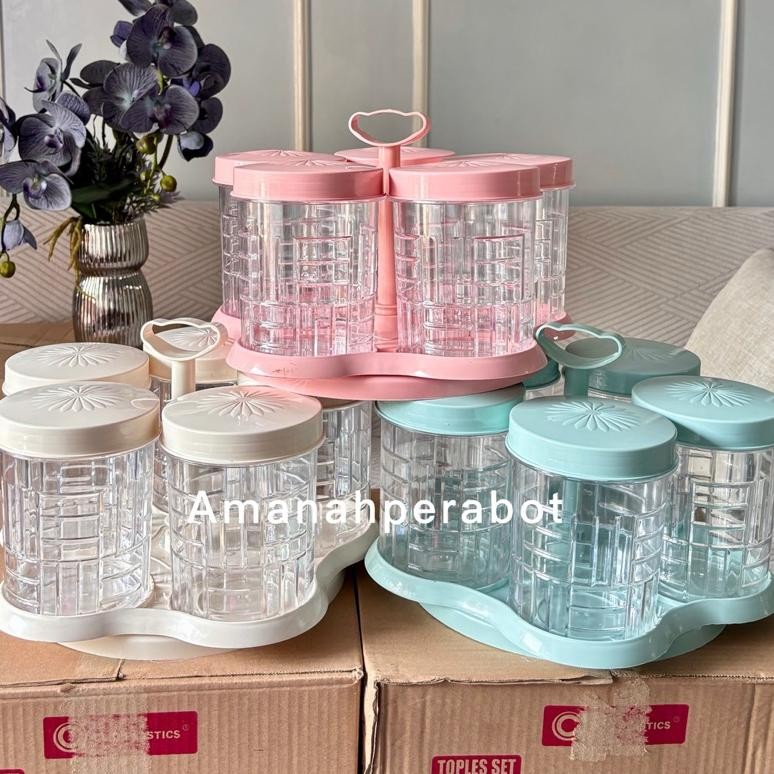 Jual RHH-1823 Toples Nastar Tonam Garasu 0.8 Liter Toples Kue Kering ...