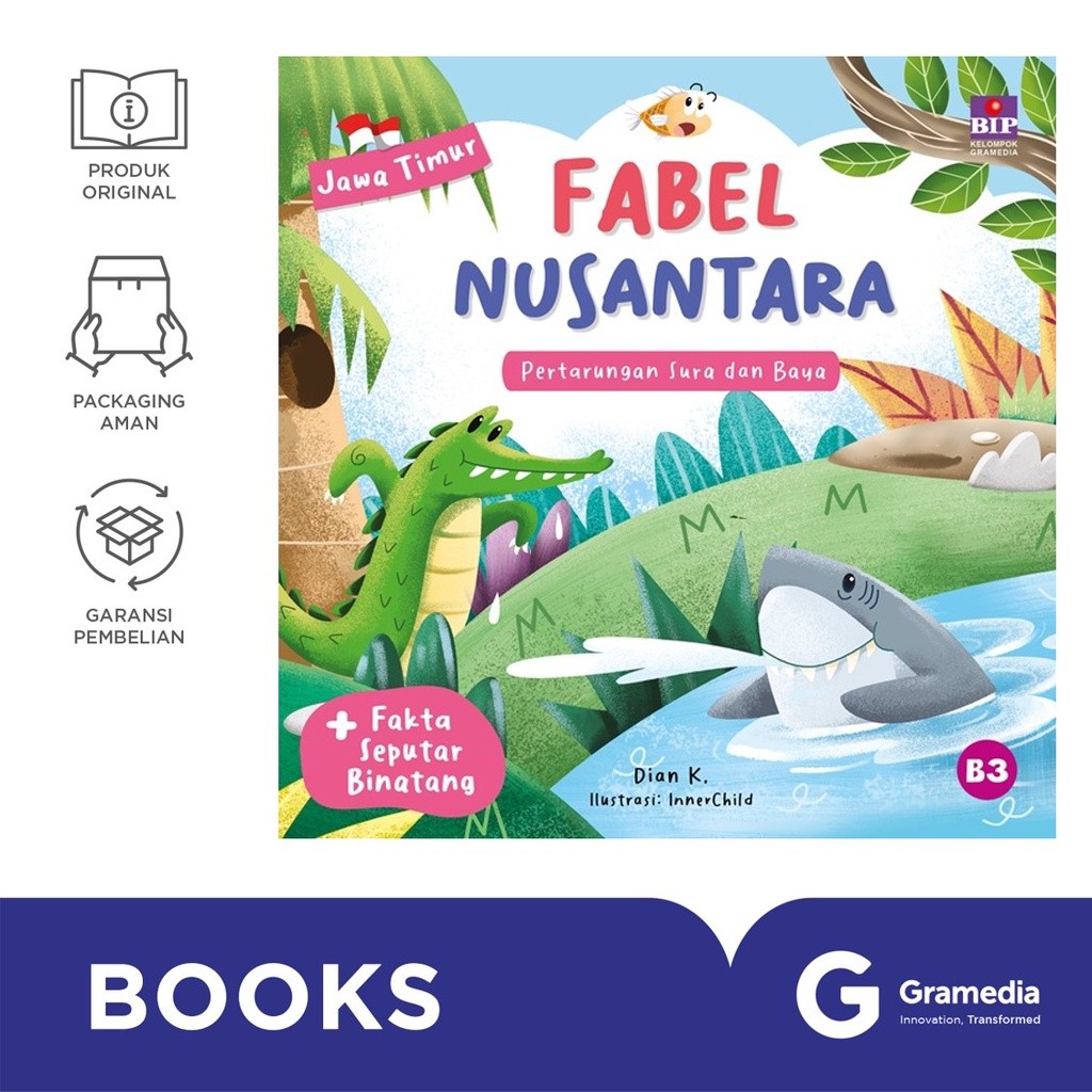 Jual Seri Fabel Nusantara Jawa Timur Pertarungan Sura Dan Baya (DIAN K ...