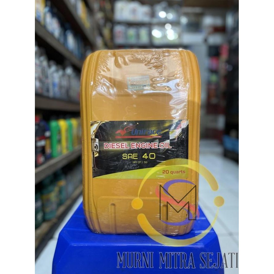 Jual Unirace Diesel Engine Oil SAE 40 Oli Jerigen 19 L | Shopee Indonesia