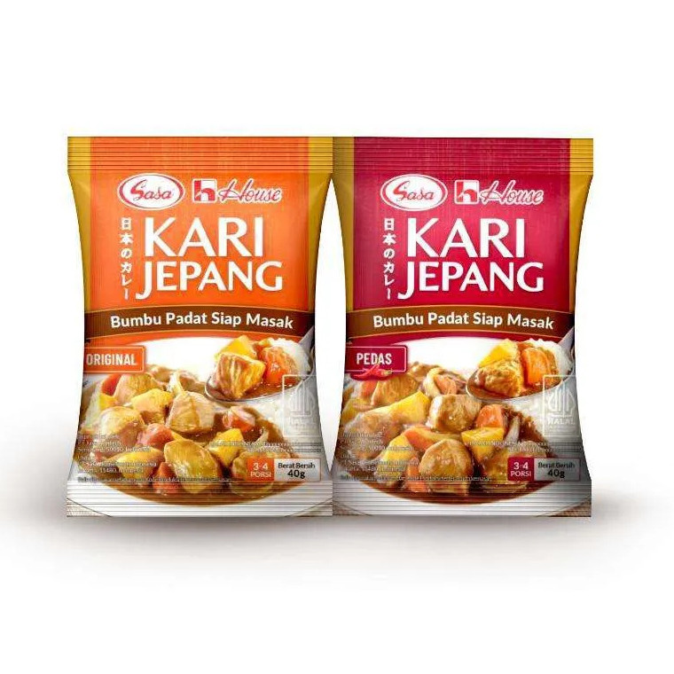 Jual Sasa House Kari Jepang Original 40gr Saus Curry Jepang Halal ...