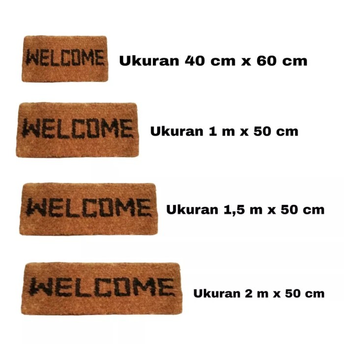 Jual Keset Sabut Kelapa Keset Ijuk Keset Sabut Welcome Keset Sabut ...