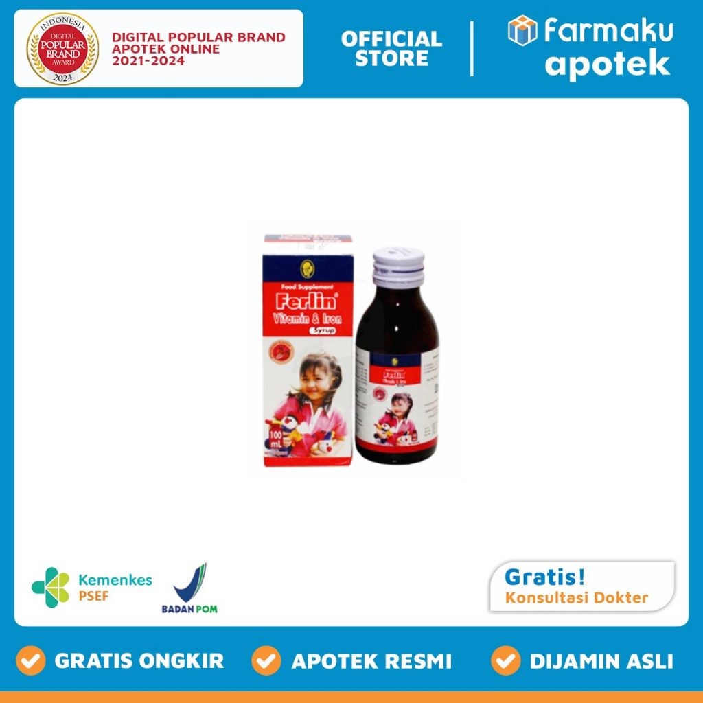 Jual Ferlin Syrup 100 ml - BNS | Shopee Indonesia