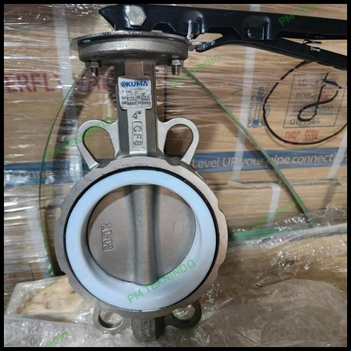 Jual Butterfly Valve Tozen Stainless 4" Inch / Dn100 All Ss304 Seat ...